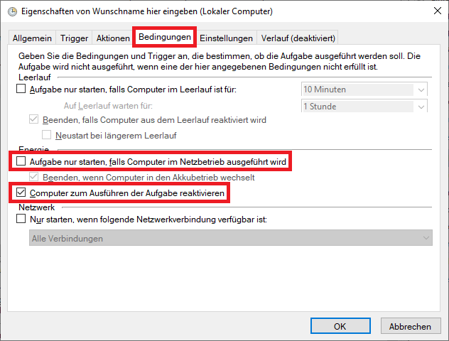 Windows Aufgabenplanung: Neue Aufgabe erstellen | Anreiter.at